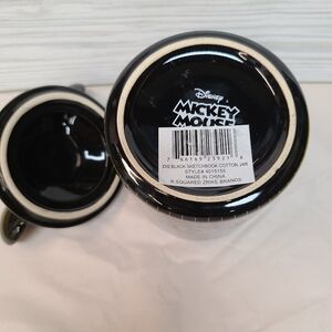 Disney | Bath | Disney Black Sketchbook Cotton Jar | Poshmark
